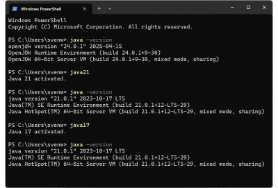How to Change Java Versions in Windows (up to Java 25)