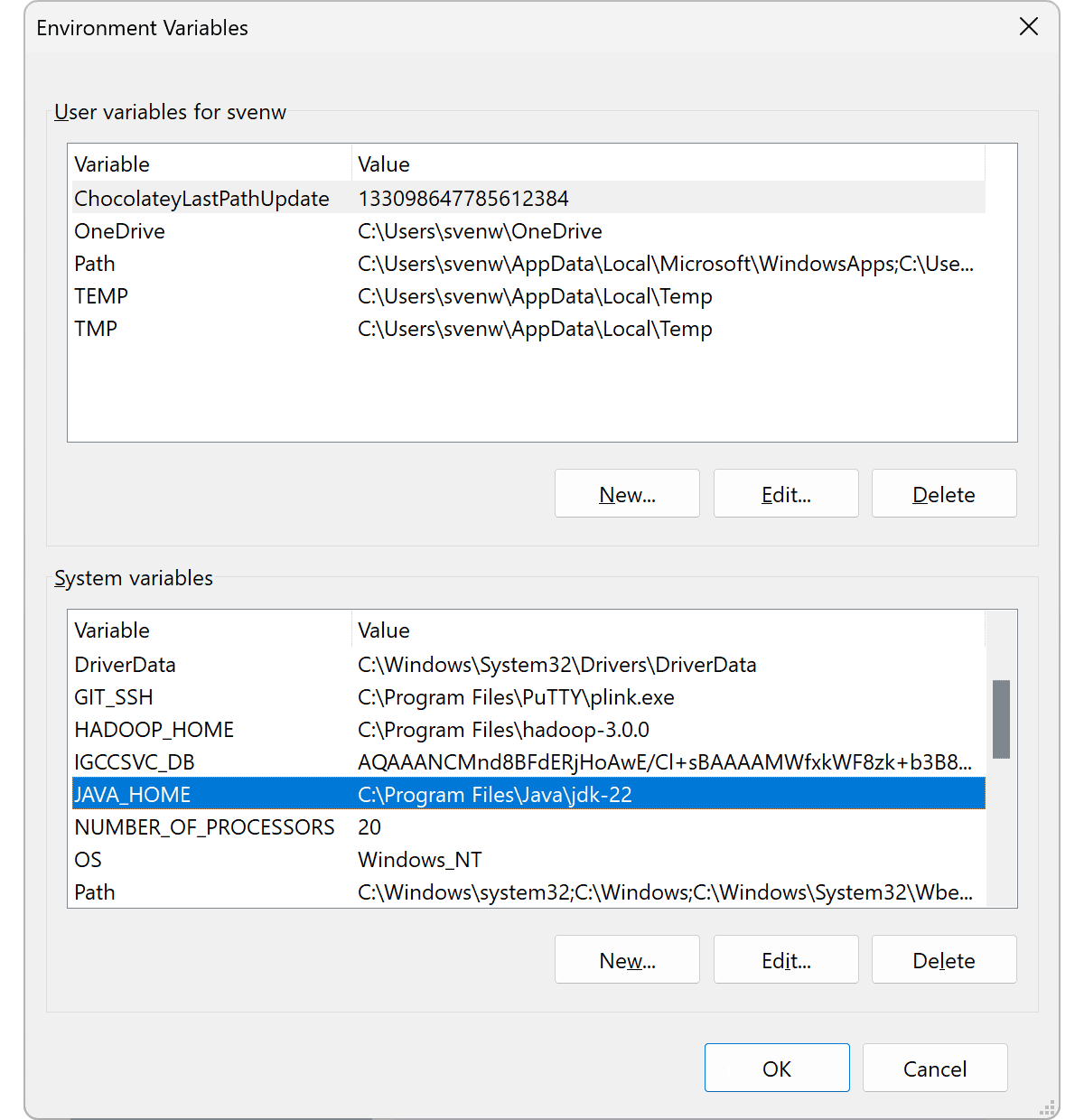Java-Version ändern unter Windows (aktualisiert für Java 22)